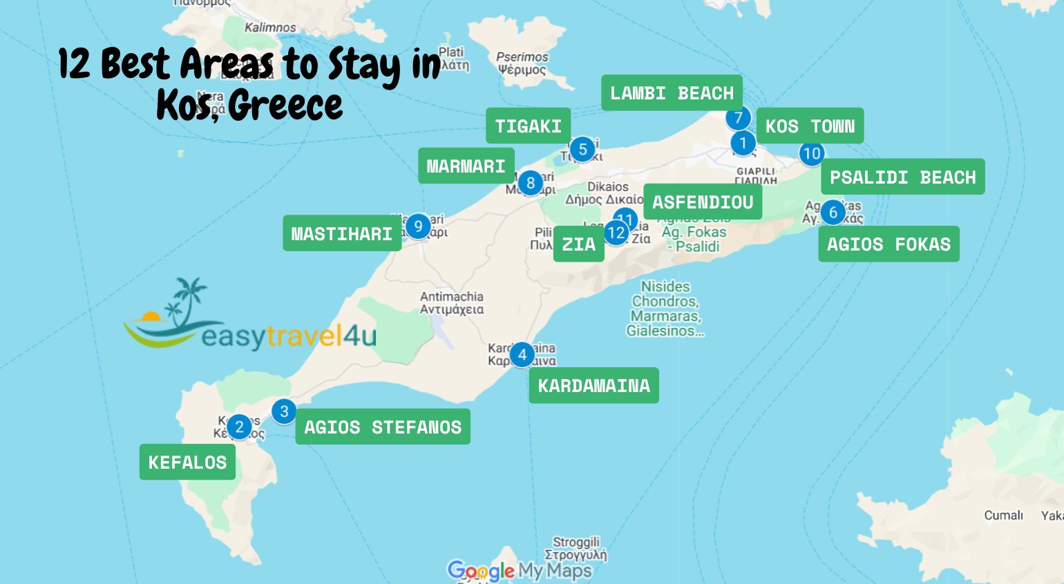 Where to Stay in Kos: 12 Best Areas - Easy Travel 4U