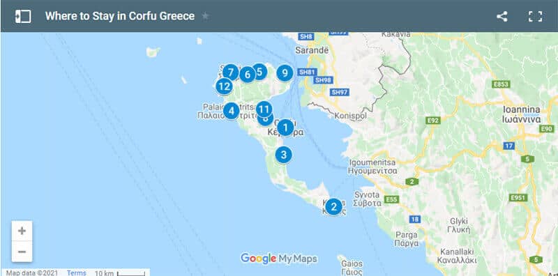 Where To Stay in Corfu, Greece: Best Area & Hotel Travel Guide - Easy ...