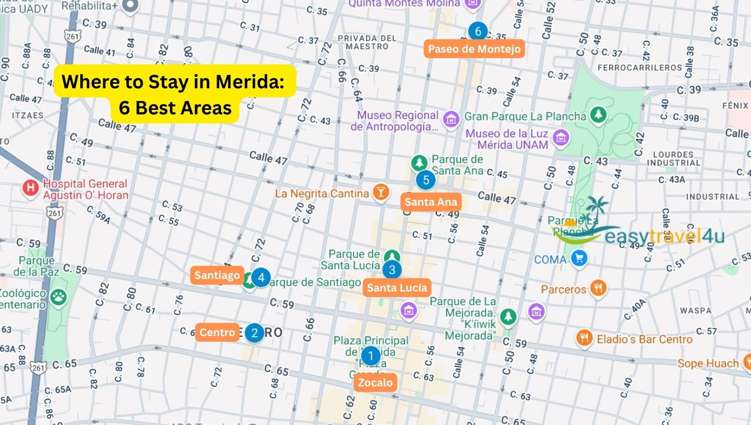 Where to Stay in Merida: 6 Best Areas - Easy Travel 4U